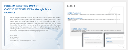 8 Free Google Doc Case Study Templates | Smartsheet