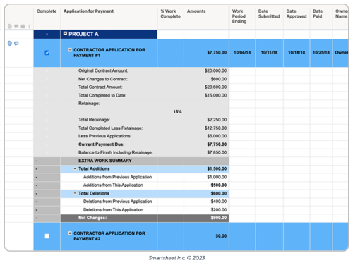 Smartsheet Construction Management Templates