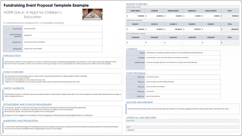 Free, Editable Event Proposal Templates: All Formats