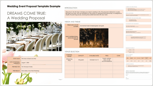 Free, Editable Event Proposal Templates: All Formats