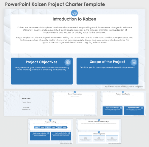 Free PowerPoint Project Charter Templates: Slides, Presentations