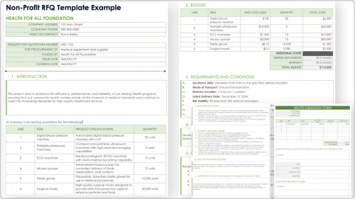 Free Request for Quote (RFQ) Templates & Forms - All Formats