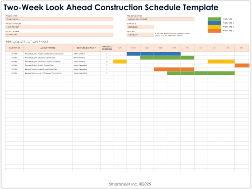Free Construction Timeline Templates: All Formats, All Types