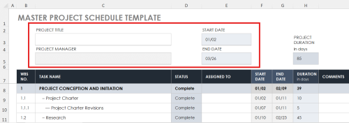 How to Make a Project Schedule in Excel With Video