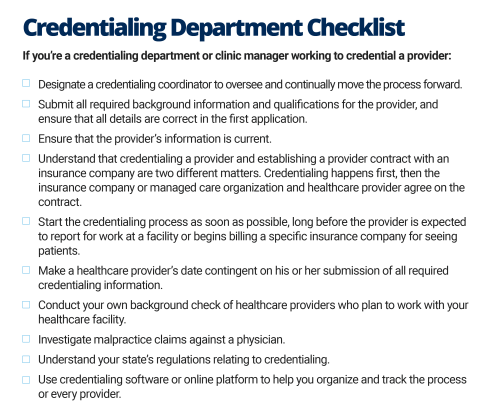 Everything You Need to Know About Healthcare Provider Credentialing ...