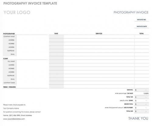 Download Free PDF Invoice Templates | Smartsheet
