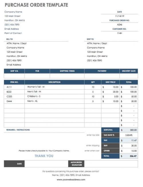 55 Free Invoice Templates | Smartsheet