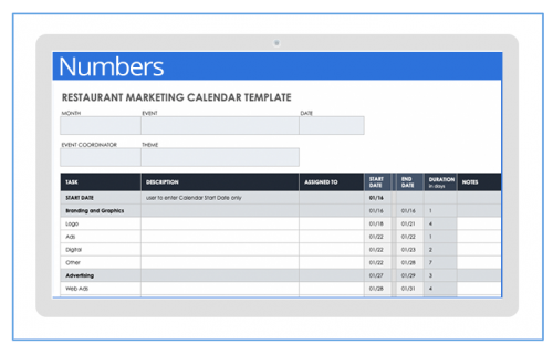 Free Gantt Templates for Apple Numbers on Mac | Smartsheet