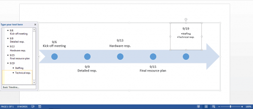 Create a Timeline in Microsoft Word | Smartsheet