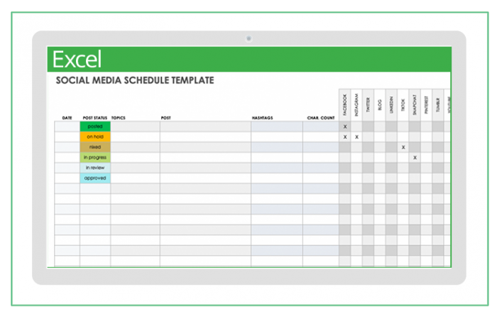 Free Social Media Marketing Plan Templates | Smartsheet