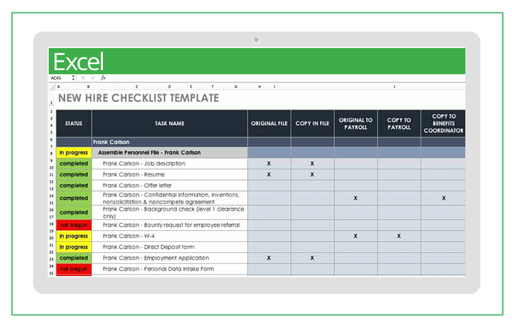 Free Excel Templates for Human Resources