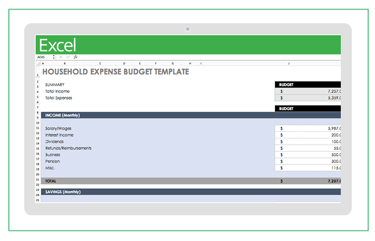 17 Free Excel Budget Templates