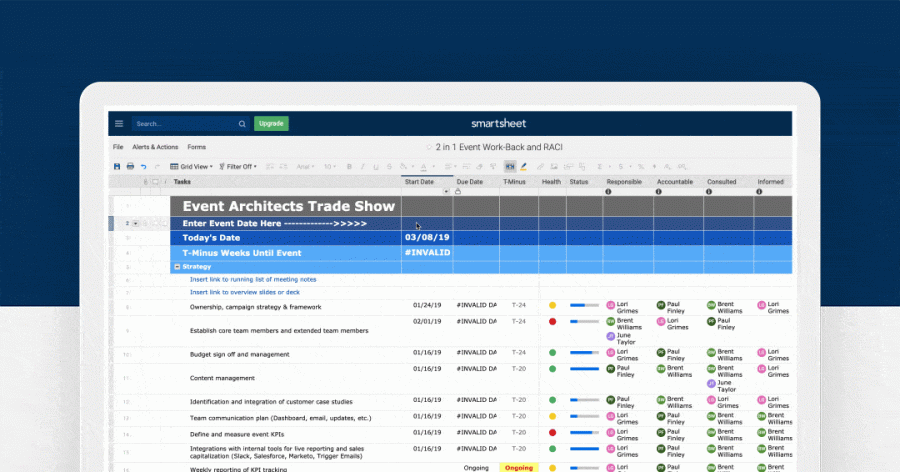 How to Plan a Trade Show in Smartsheet | Smartsheet