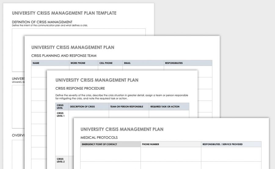 Free Crisis Communication Plan Templates | Smartsheet