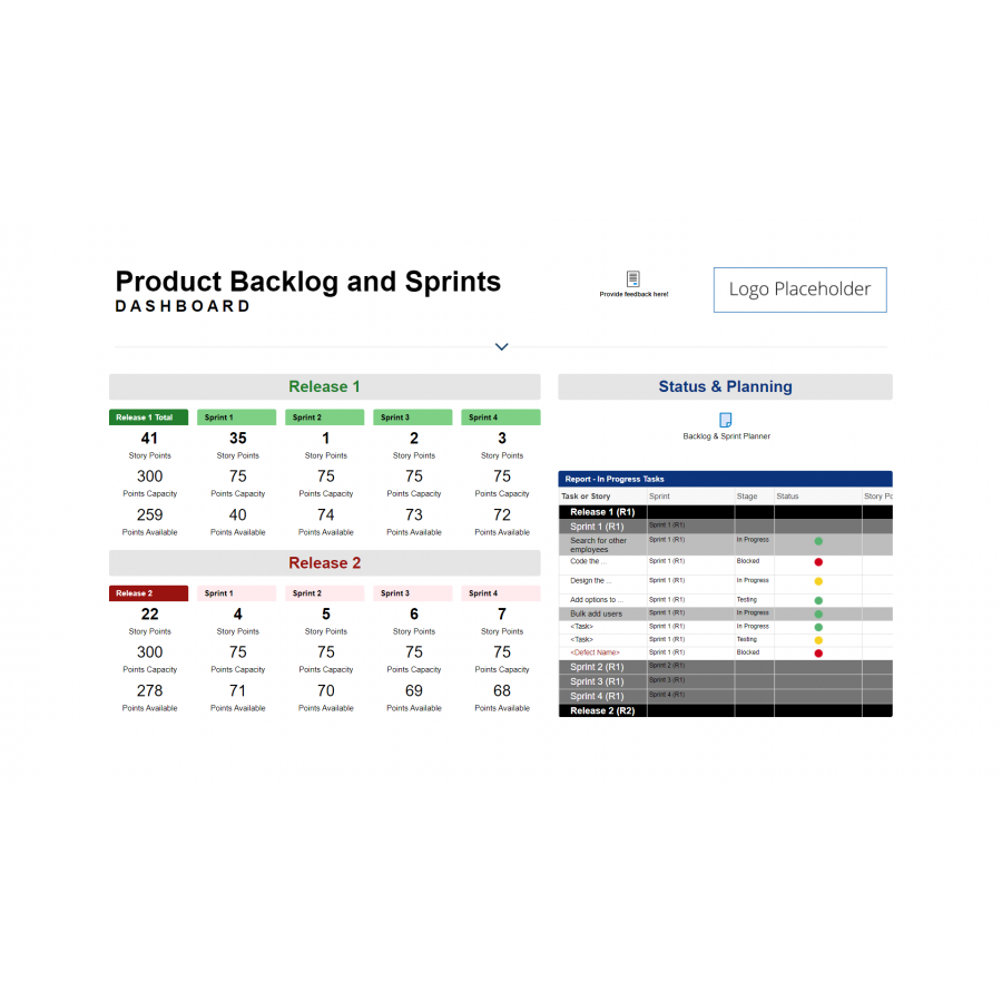 Agile Backlog and Sprint Planning Template Set | Smartsheet