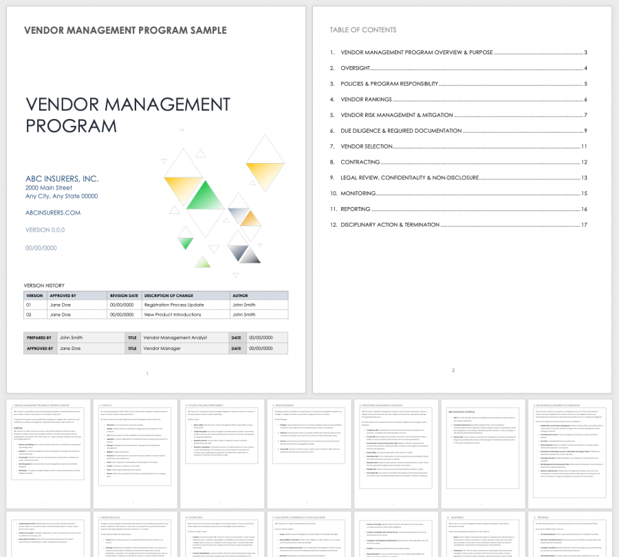 How to Design a Vendor Management Program | Smartsheet