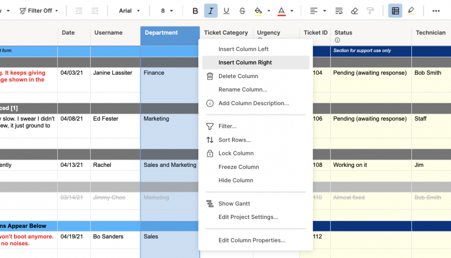 How to implement an effective IT Ticketing System - Smartsheet