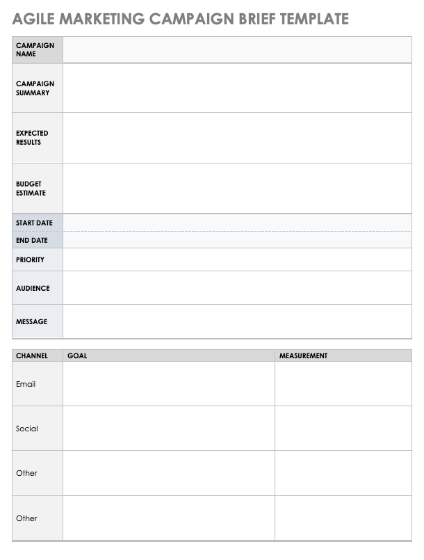 Agile Marketing Examples & Templates | Smartsheet