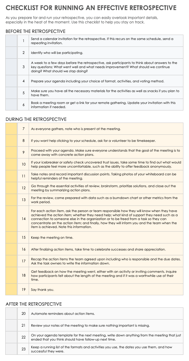 How to Run a Retrospective l Smartsheet