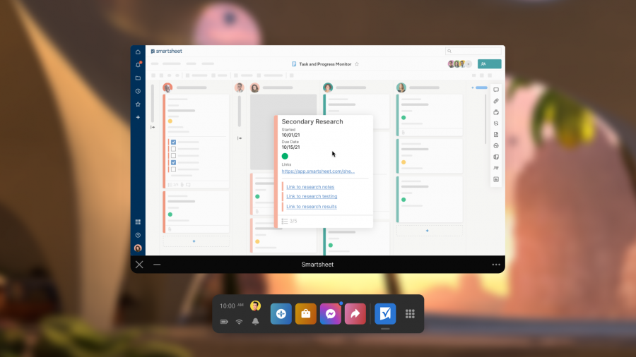 Smartsheet on Oculus | Smartsheet