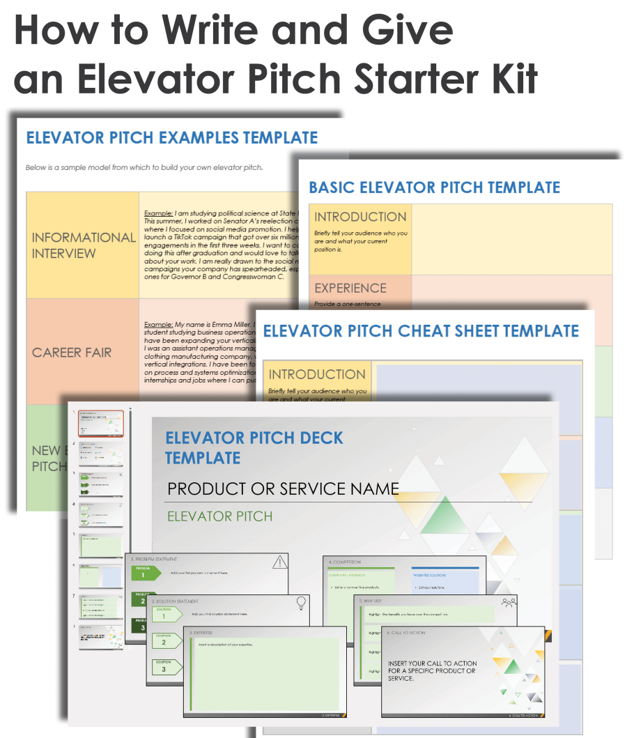 Elevator Pitch How-To Guide | Smartsheet