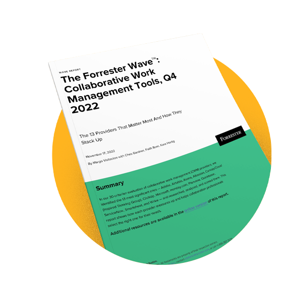 The Forrester Wave™ Reports| Smartsheet