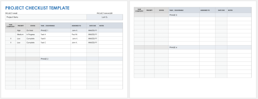 Free PDF Project Management Templates | Smartsheet