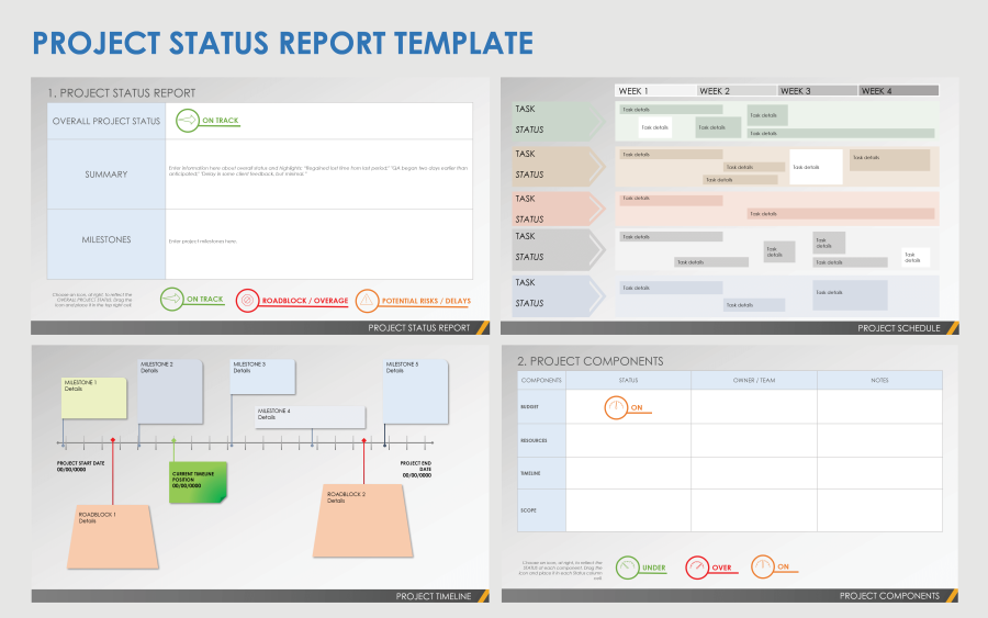 PowerPoint Project Management Templates | Smartsheet