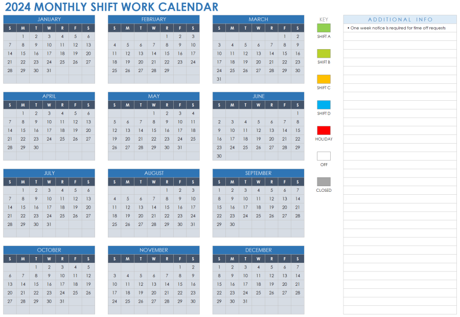 Free Blank Calendar Templates - Smartsheet