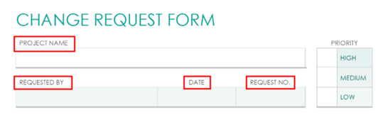 Free Change Request Forms and Templates