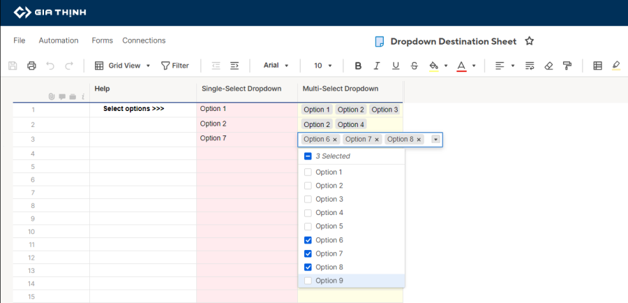 SmartDropdown for Smartsheet | Smartsheet