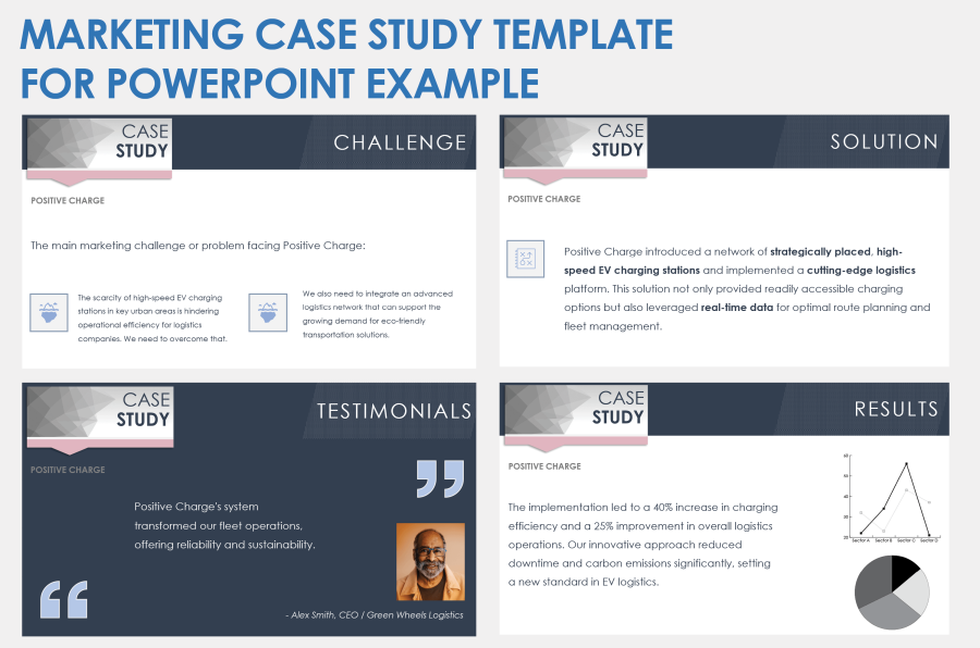 6 Free PowerPoint Case Study Presentation Templates | Smartsheet