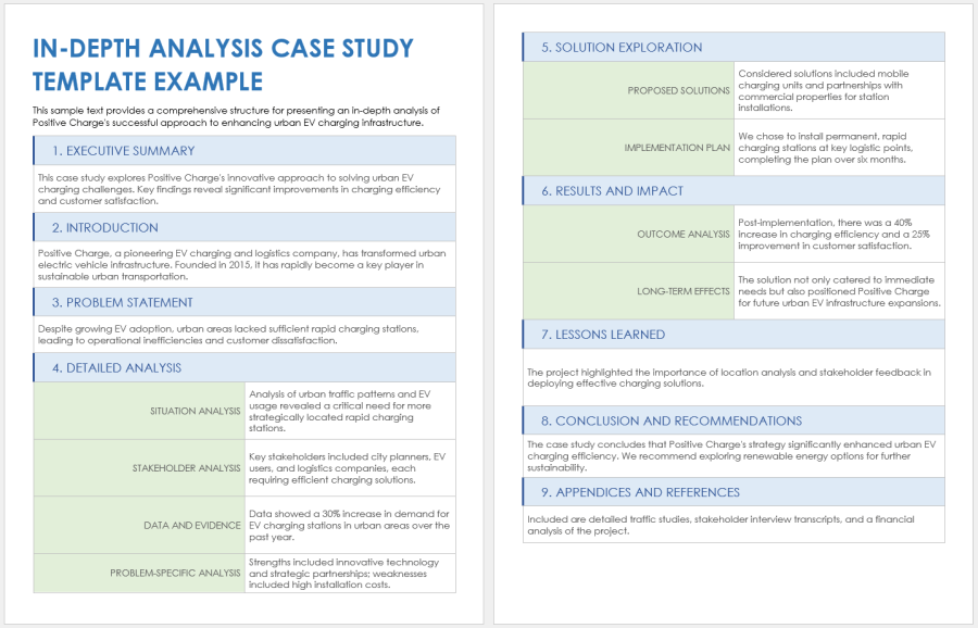 10 Free Case Study Templates | Smartsheet