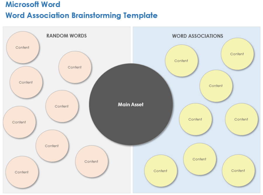 Free MS Word Brainstorming Templates: Mind Maps & More