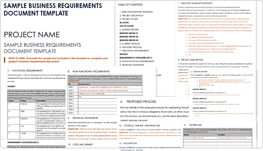 Free Requirement Gathering Templates: All Types & Formats