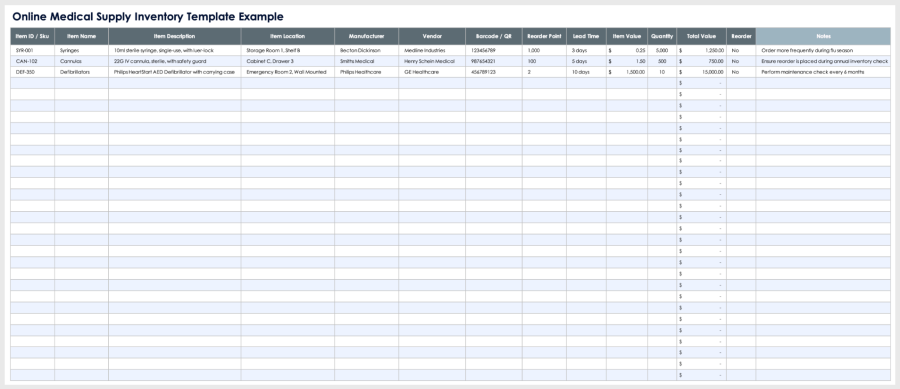 Free Equipment Inventory Templates & Spreadsheets: All Formats