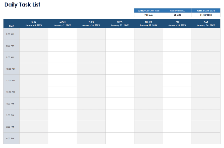 30+ Free Task and Checklist Templates | Smartsheet