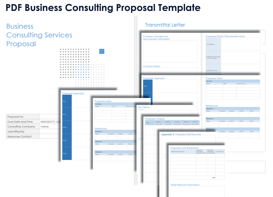 Free PDF Consulting Proposal Examples, Samples & Templates