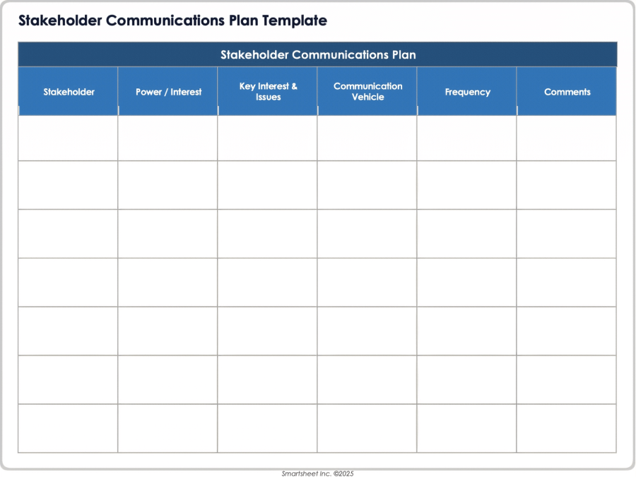 Free Stakeholder Analysis & Matrix Templates: All Formats