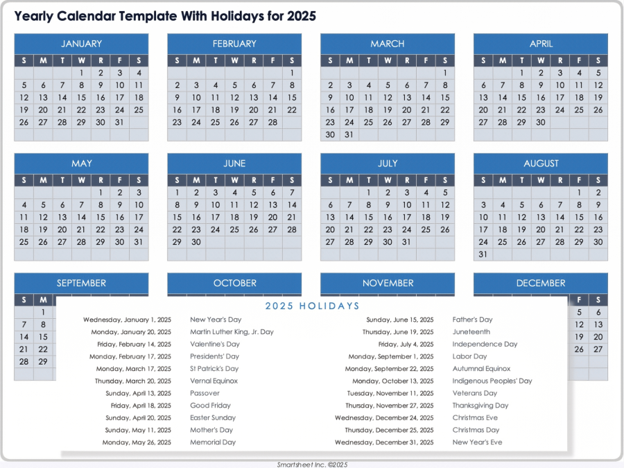 Free Calendar Templates - All Formats