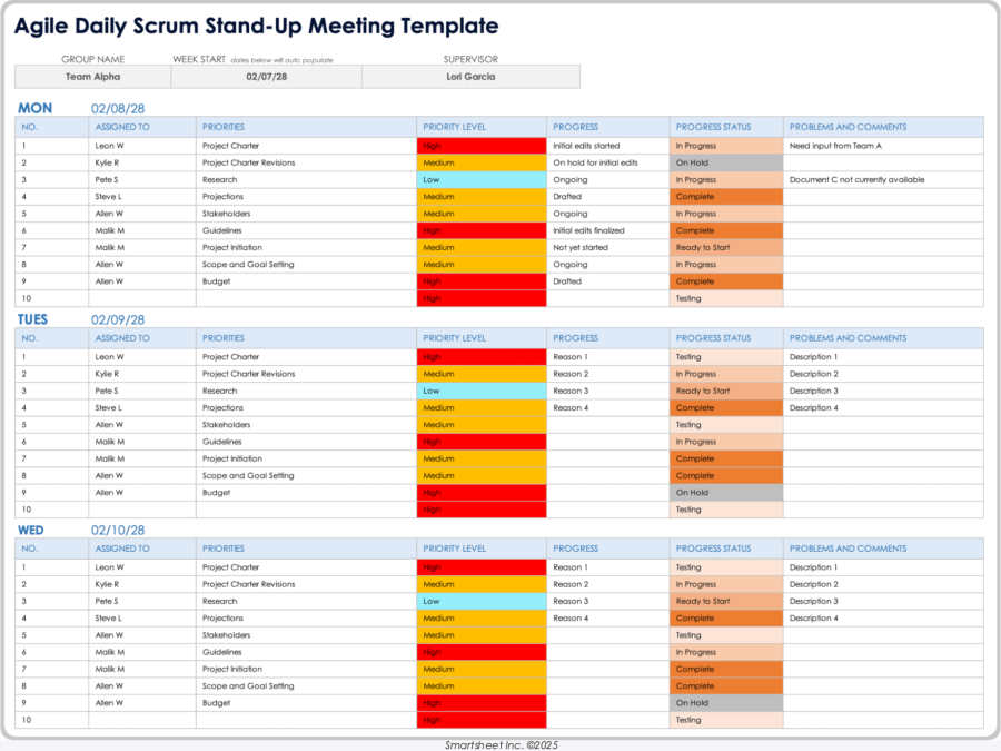 Free Agile Project Management Templates - All Formats