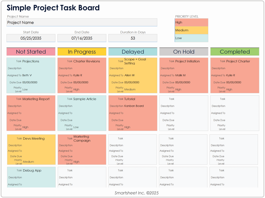 Task Boards for Project Management: Examples & Templates
