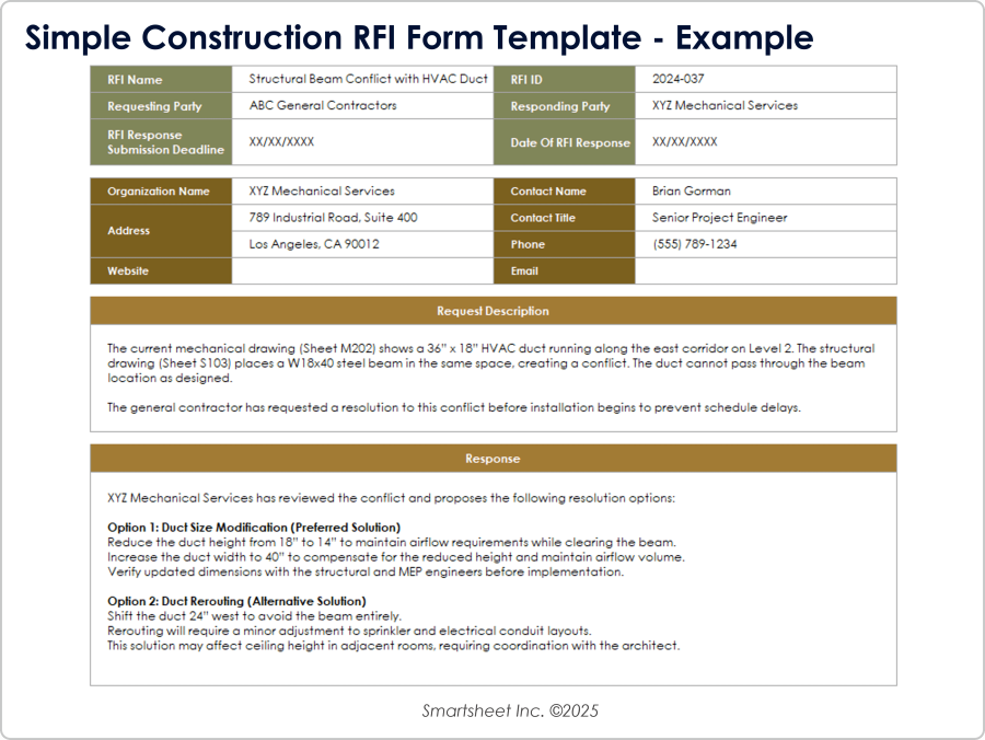 Free RFI Templates for Construction: All Formats