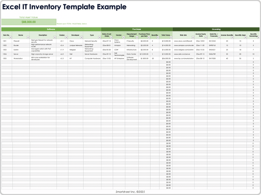 Free Inventory Tracking Spreadsheet Templates