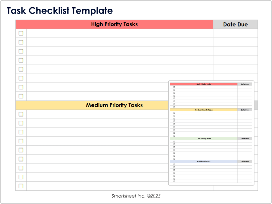 Free To-Do Lists & Task Tracker Templates
