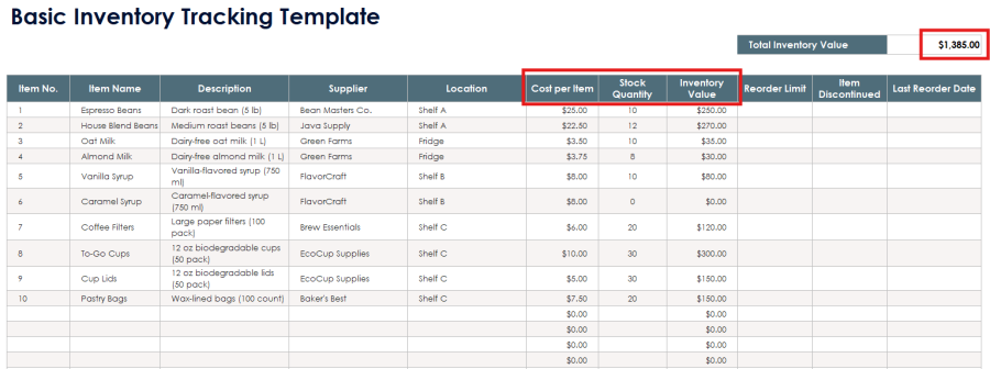 Create an Inventory Tracker in Excel With Free Template & Video