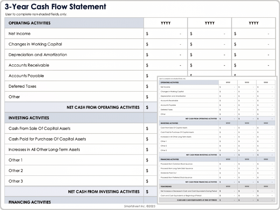 Free Financial Statement Templates