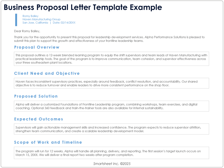 Free Business Proposal Templates