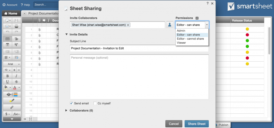 Agile Document Management - Smartsheet