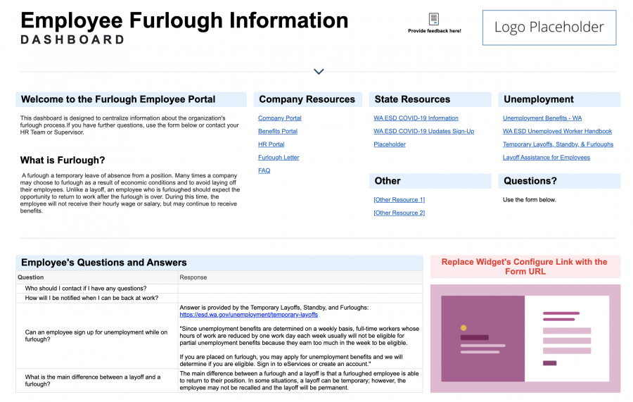 Employee Furlough Management Template Set | Smartsheet